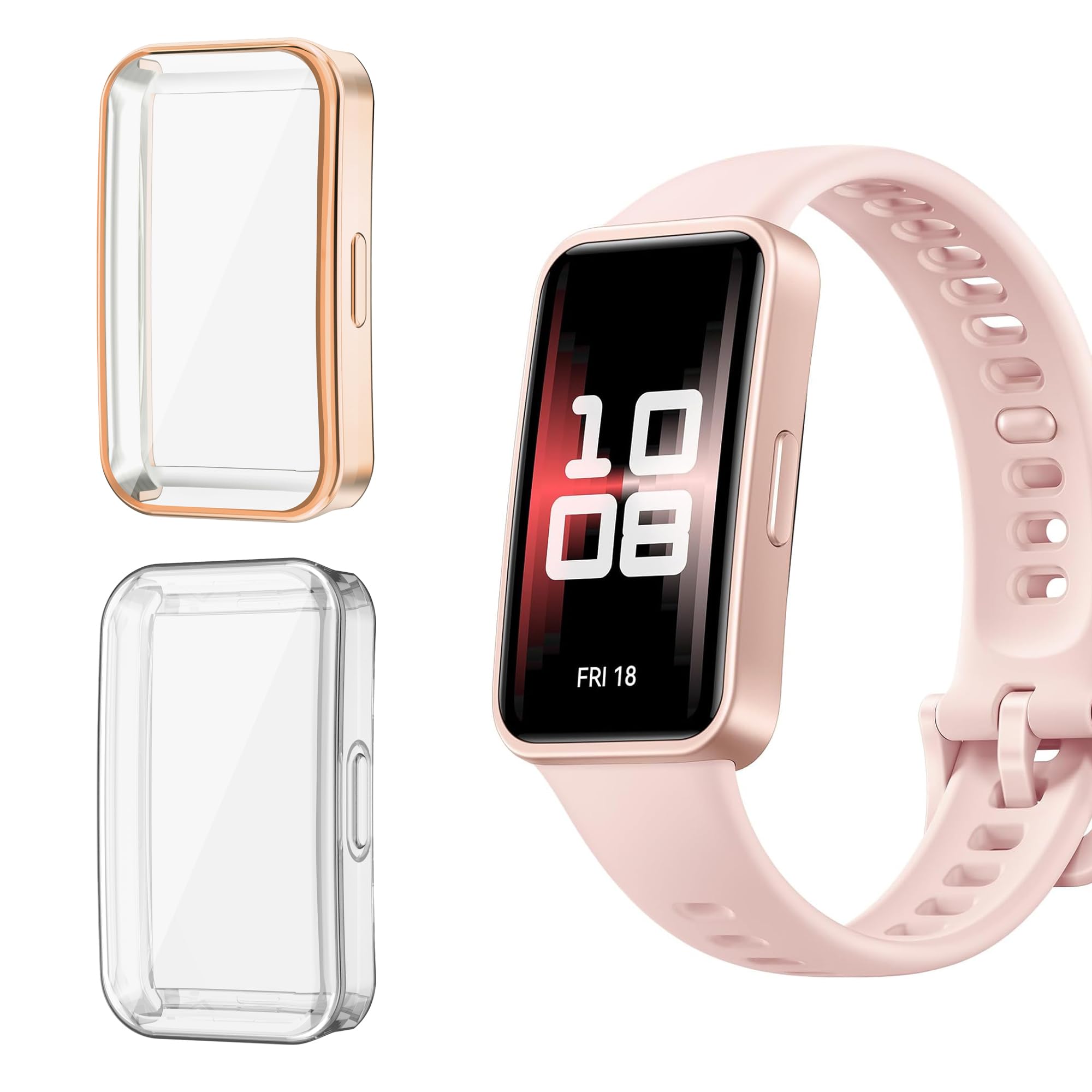 TIMELI 2Piezas Mica Protector Compatible con Huawei Band 9 y Huawei ...