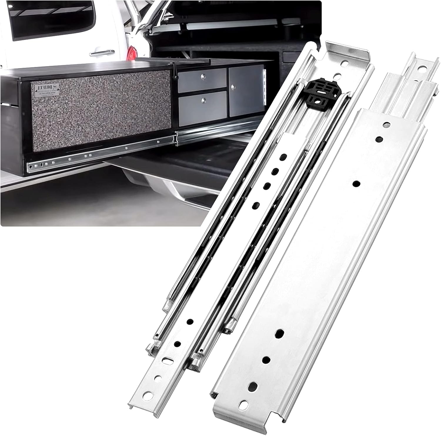 SHUHANG Heavy Duty Drawer Slides 40 inch Full Extension Ball Bearing ...