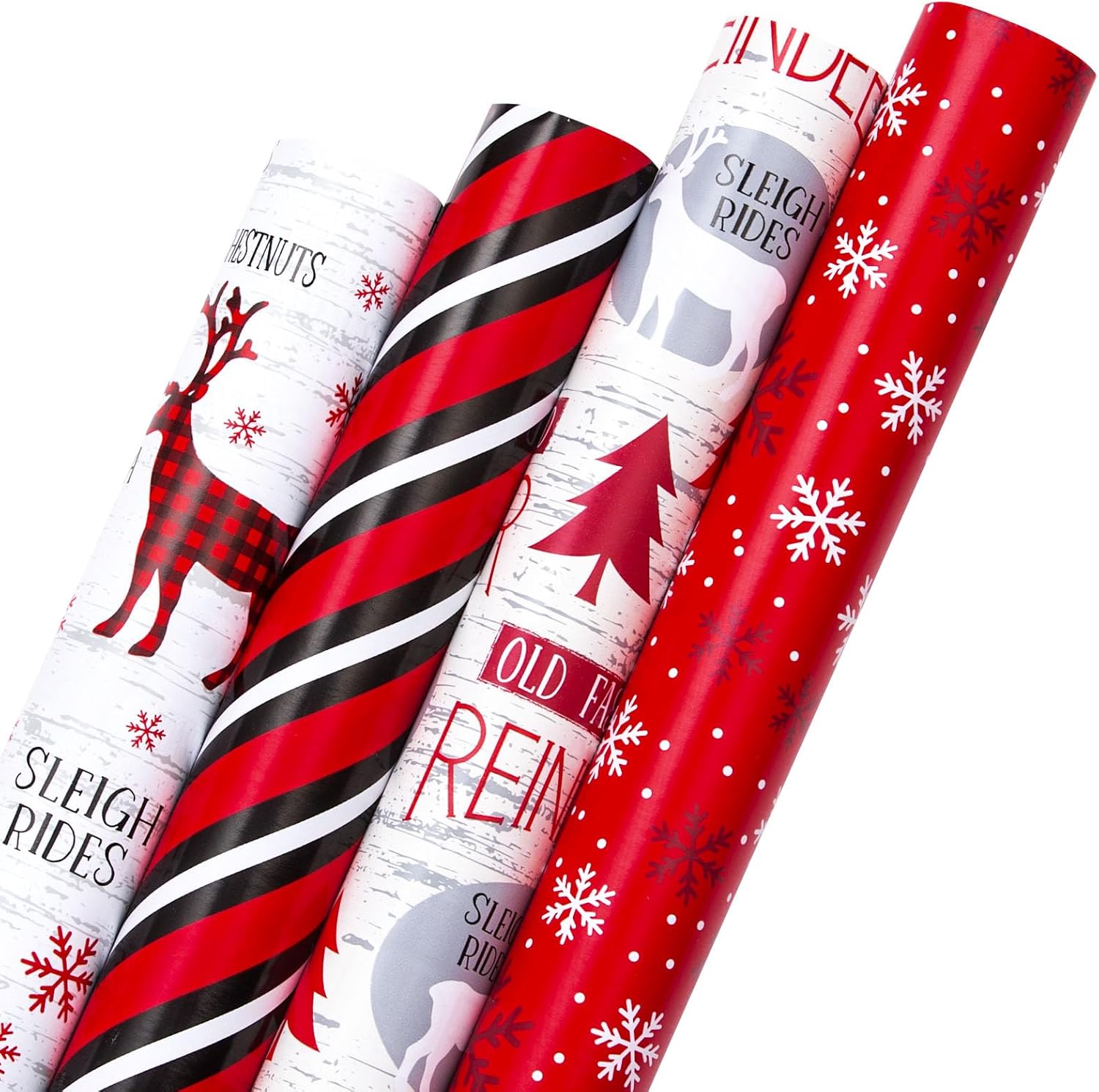 Amazon.com: MAYPLUSS Christmas Wrapping Paper Jumbo Rolls with ...
