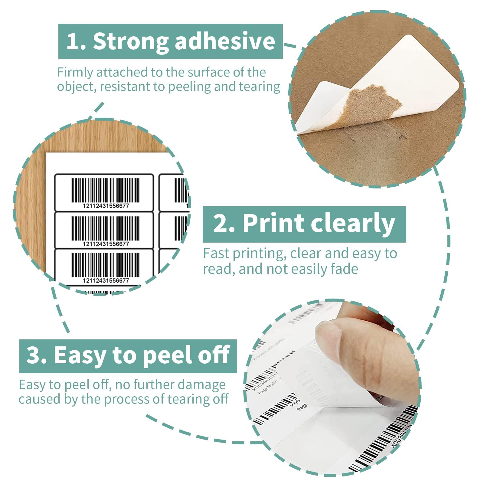 Snapklik.com : Printable White Sticker Paper For Laser/Inkjet Printers