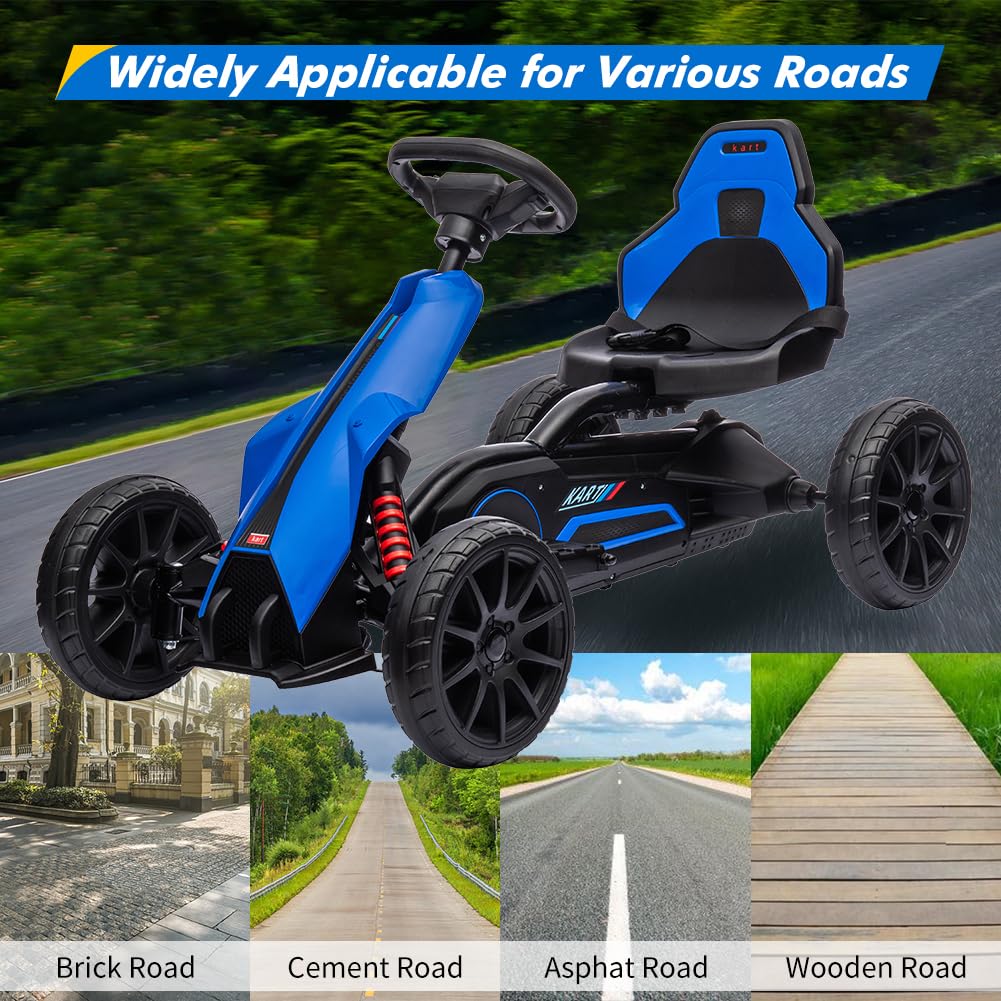 Electric Go Kart for Toddlers,12V Drift Kart with 7Ah Battery 35W Motor ...