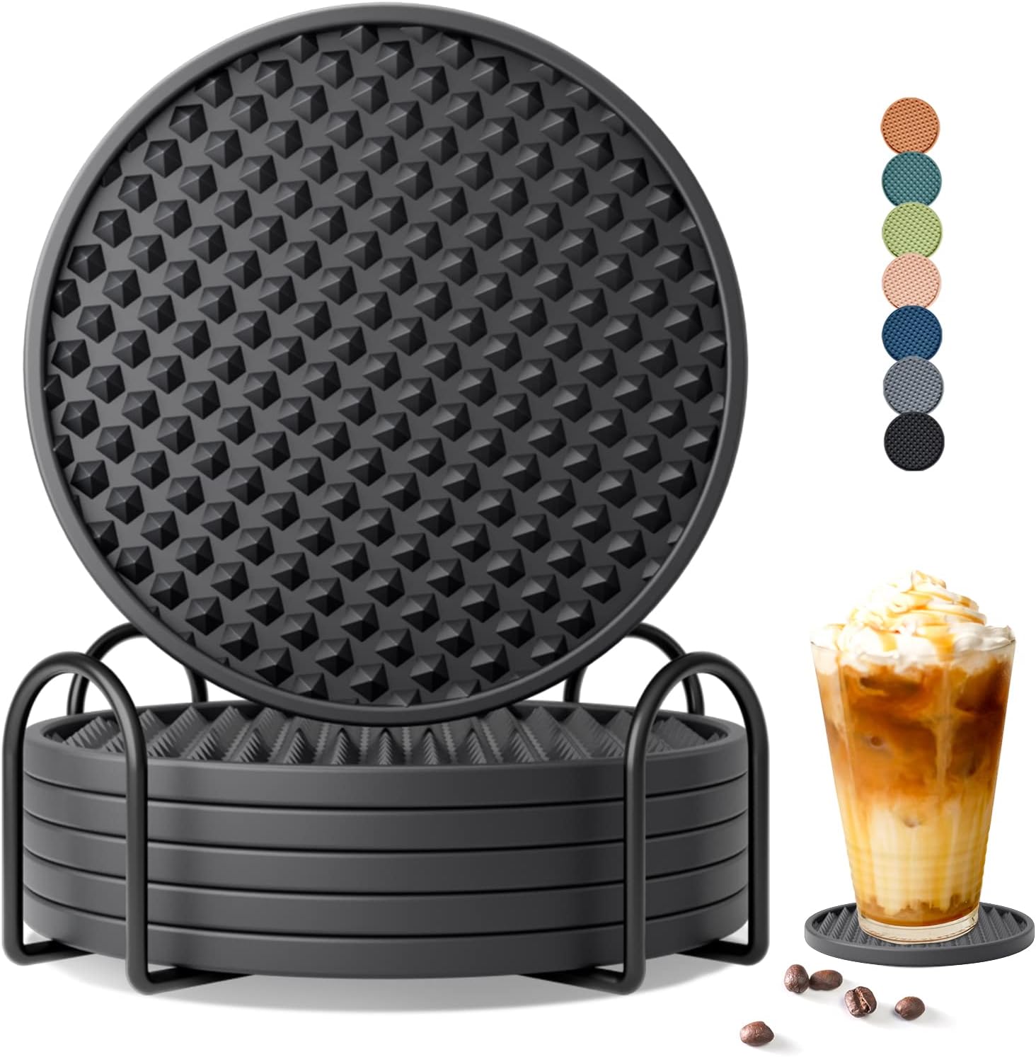 Amazon.com: URBAN COASTERS Drink Coasters for Tabletop Protection - Set ...