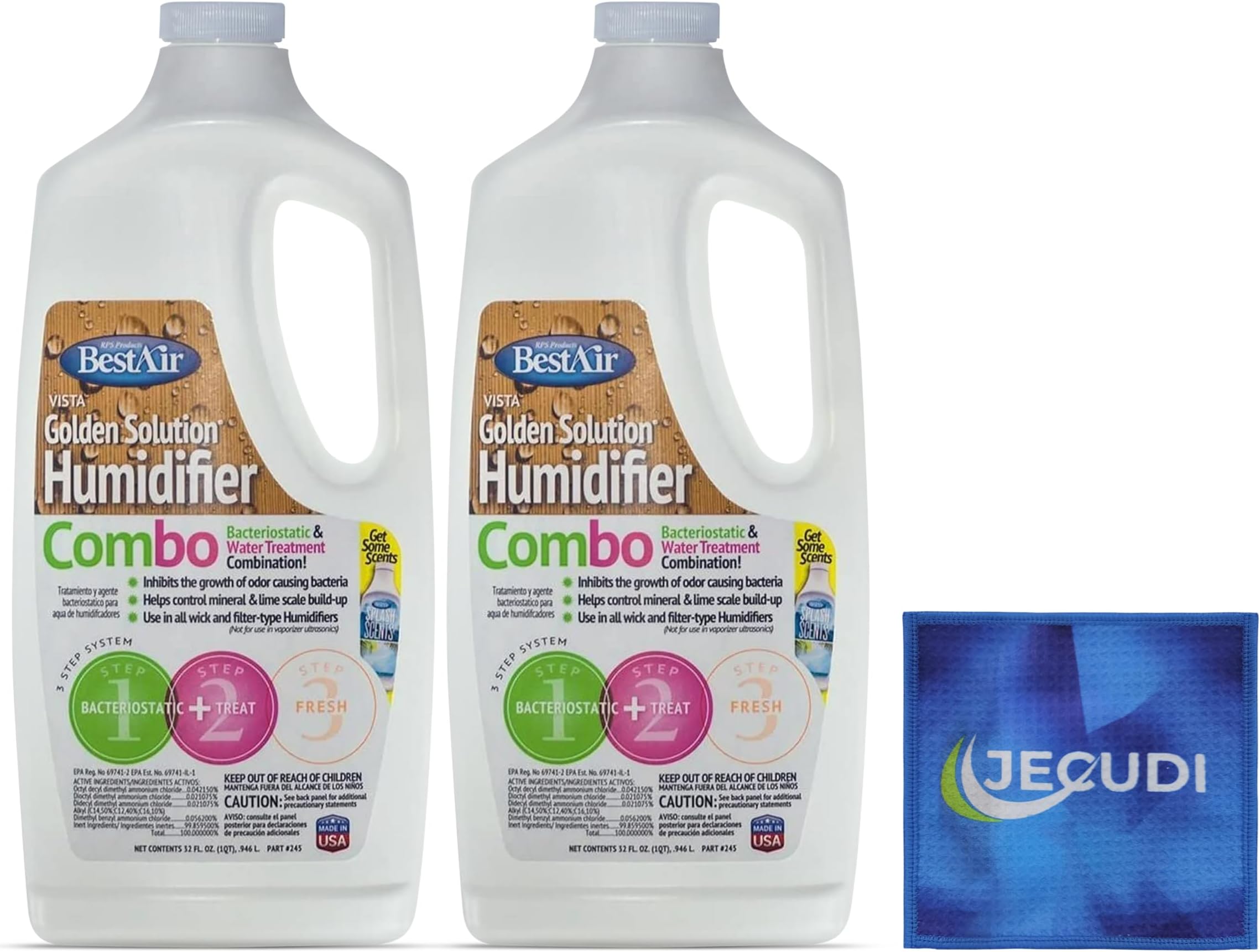 Amazon.com: BestAir Golden Solutions Bacteriostatic Humidifier Water ...