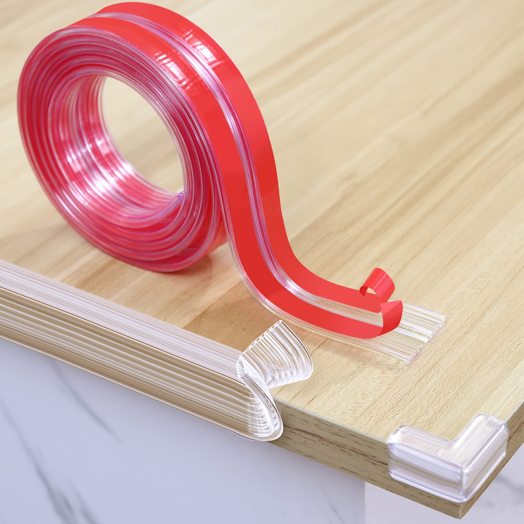 Gaahing Peel and Stick Corner Edge Protector Strip for Baby, Clear and ...