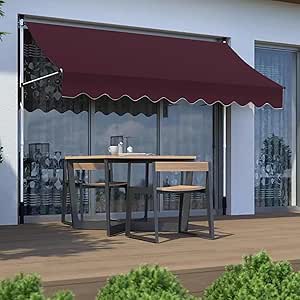 Adjustable Free Standing Sun Shade ShelterVersatile Patio Awning for ...