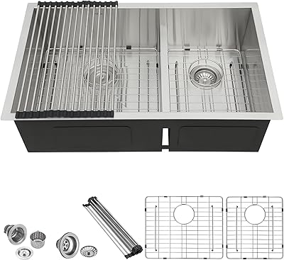 43 INCH (6040) Zero Radius Design 16 Gauge Topmount Drop In Over the ...
