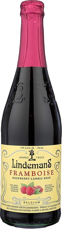 Amazon.com: Lindemans, Lambic Framboise, 25.4 Fl Oz : Grocery & Gourmet ...