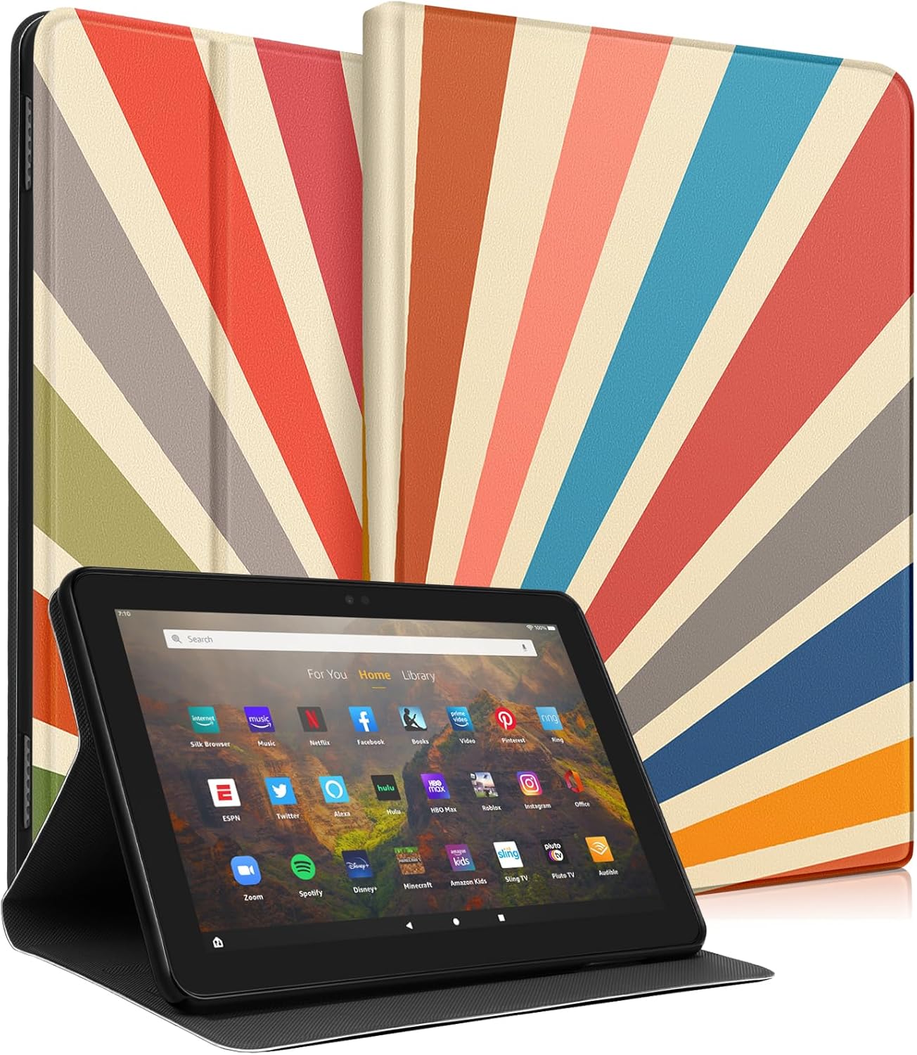 Amazon.com: Wazzasoft for Amazon Kindle Fire HD 8/8 Plus Tablet Case ...