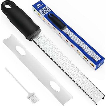 Amazon.com: ALLTOP Lemon Zester, Hand-held Stainless Steel Food Grater ...