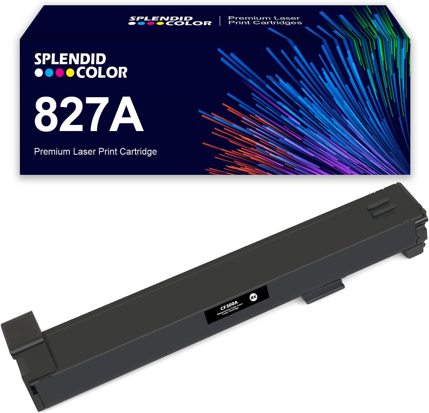 Amazon.com: SPLENDIDCOLOR Remanufactured 1-Pack Black 827A CF300A Toner Cartridge Replacement ...