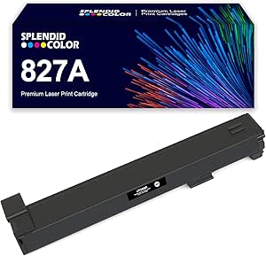 Amazon.com: SPLENDIDCOLOR Remanufactured 1-Pack Black 827A CF300A Toner Cartridge Replacement ...
