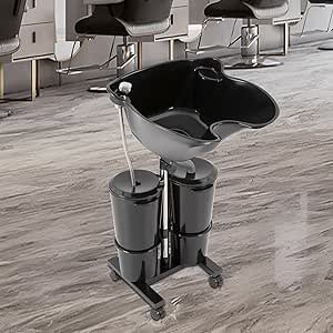 Portable Plastic Shampoo Unit Mobile Salon Basin Shampoo Sink Height ...