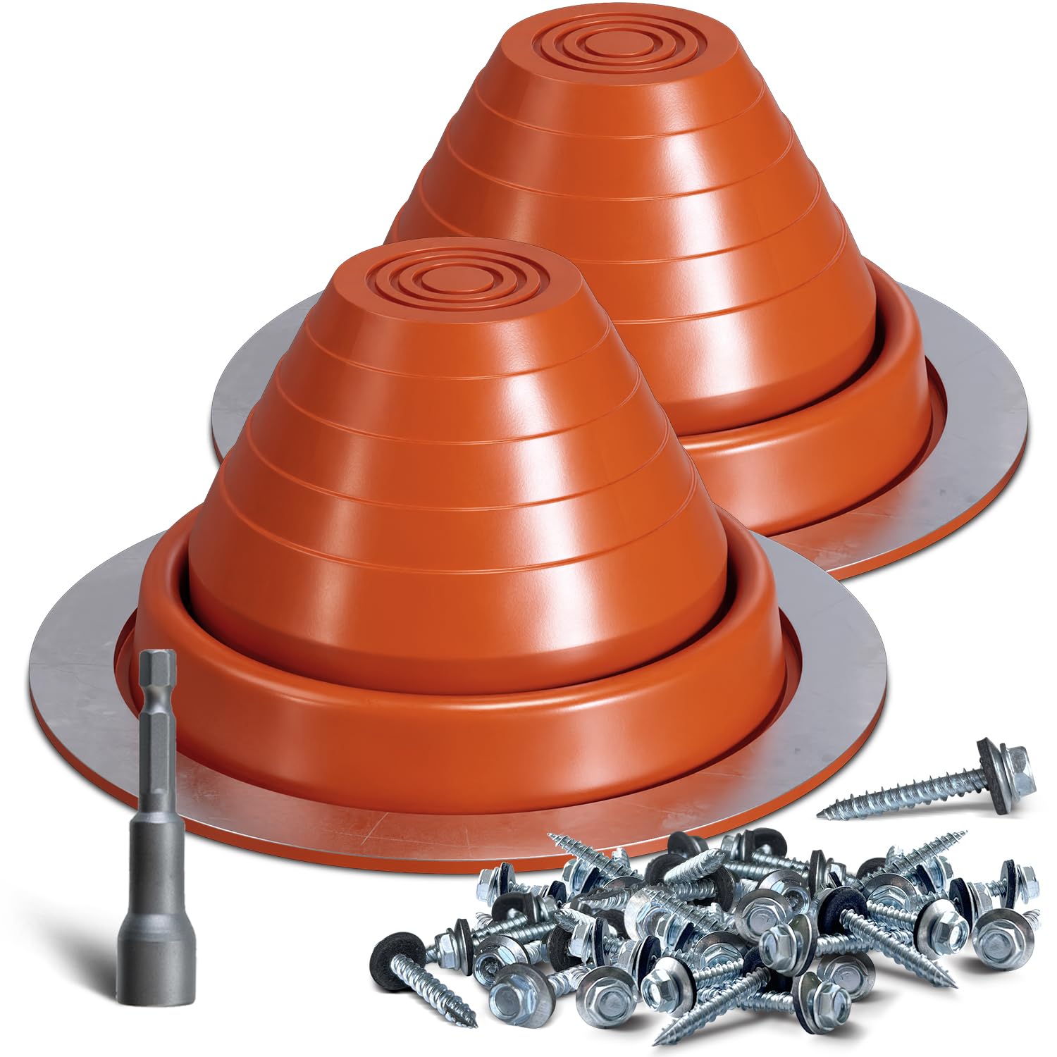 Snapklik.com : #3 Silicone Metal Roof Pipe Flashing Boot, High Temp ...
