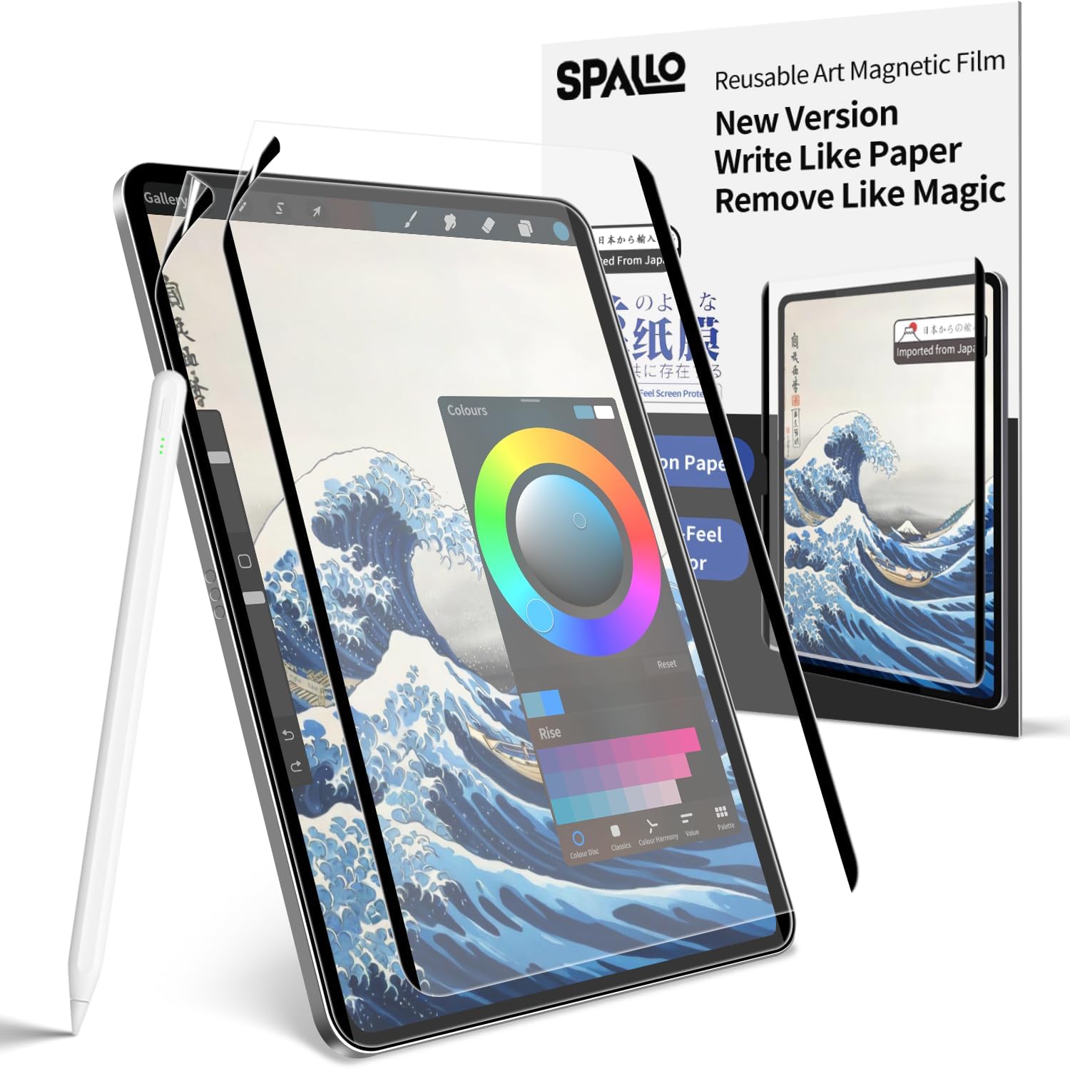 Amazon.com: [2 Packs] Magnetic Paper Screen Protector for iPad Mini 7 ...