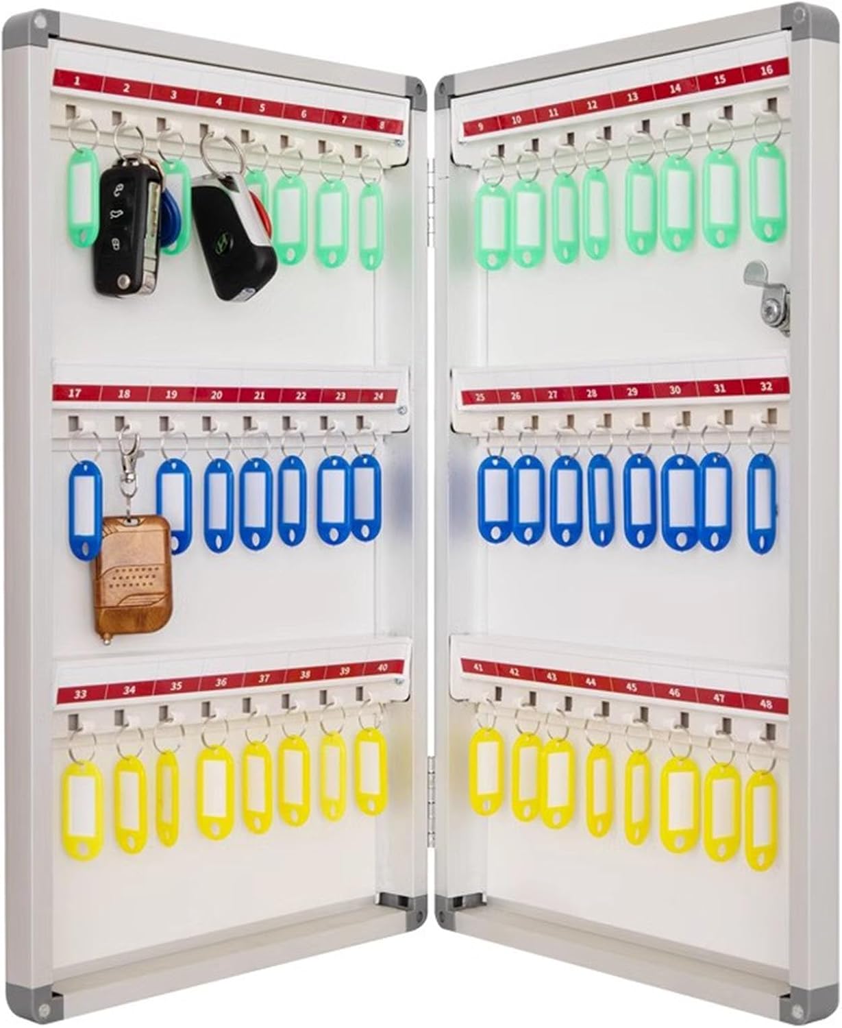 Amazon.com: Mavcobo 48 Bit Key Storage Lock Box Key Boxes Wall Mounted ...