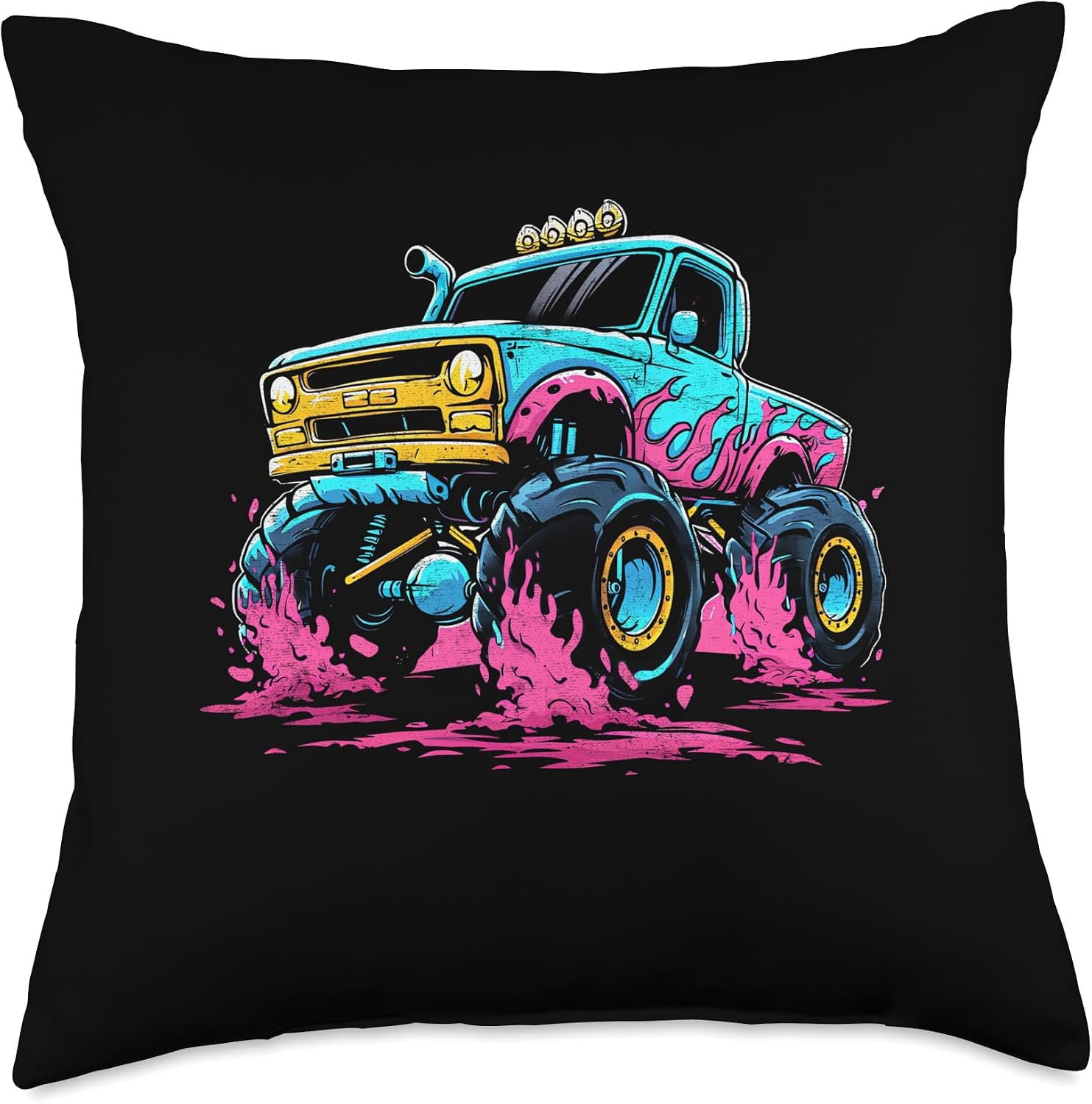 Amazon.com: Girls Cute Monster Truck Racing Kawaii Cartoon Kids ...