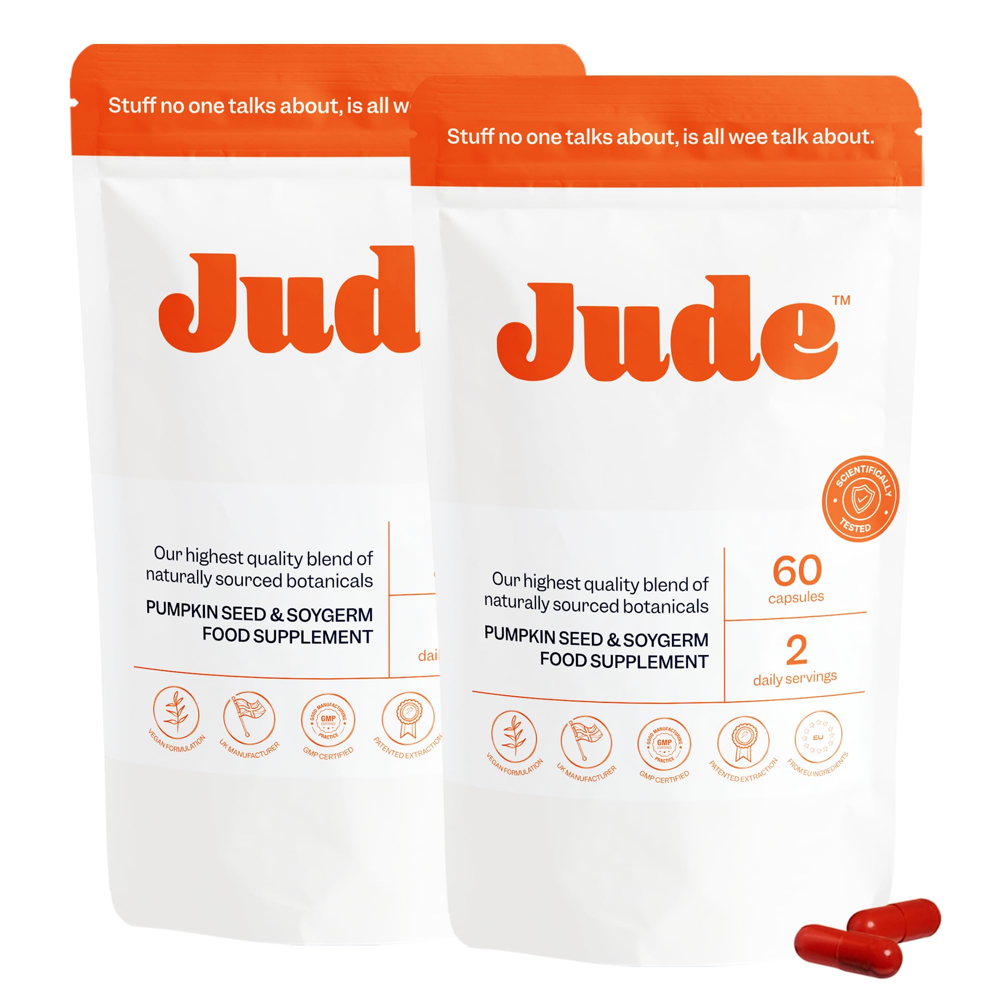 Jude Bladder Control Tablets As Seen On Dragons Den, Daily Supplement ...