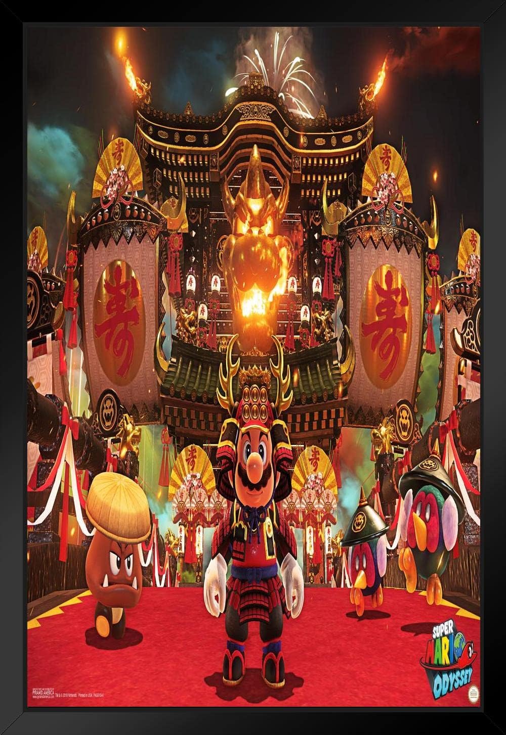 Pyramid America Super Mario Odyssey Shinto Shrine Nintendo Black Wood ...