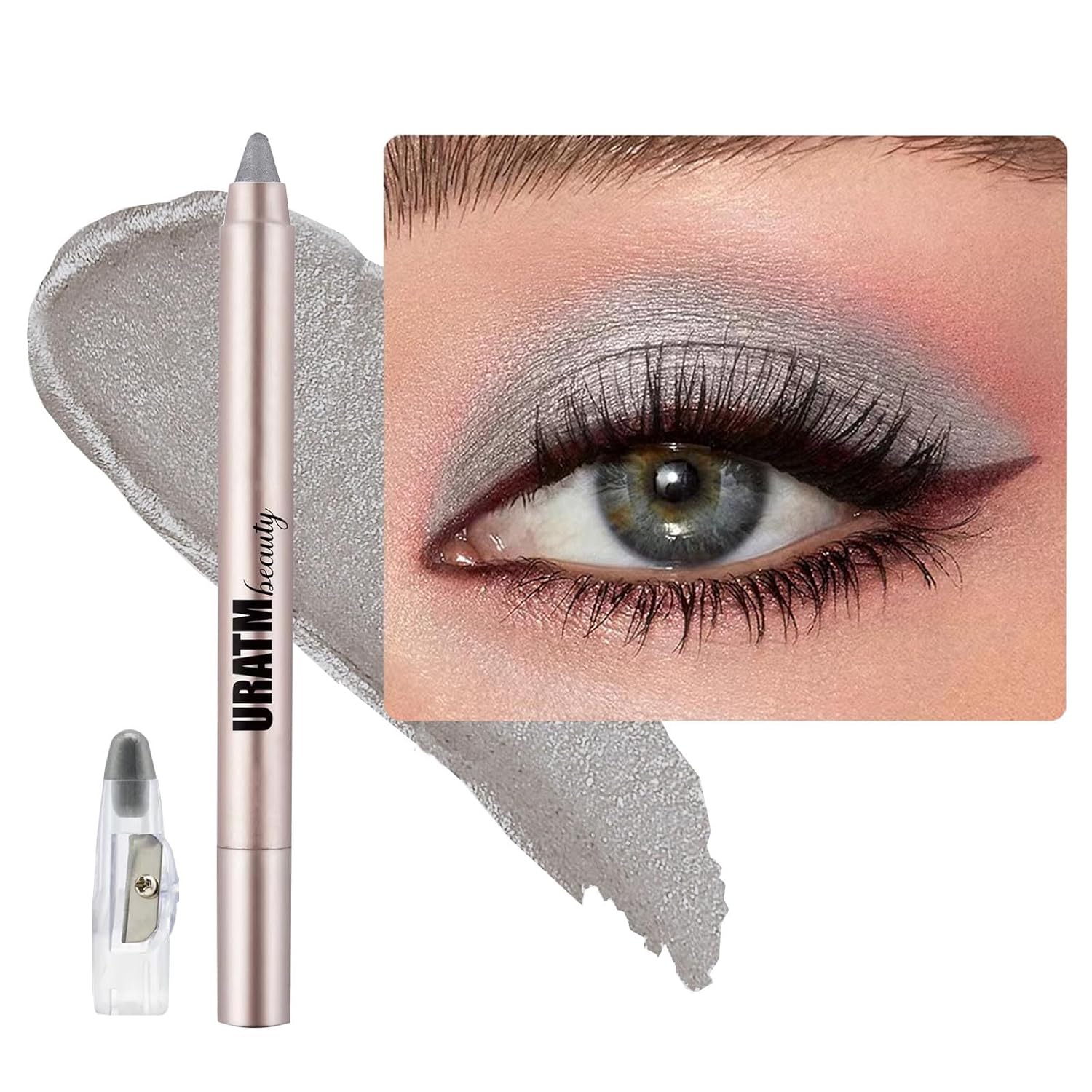 Amazon.com : wwaiwenl Gray Eyeshadow Stick, Blendable Creamy Eye ...
