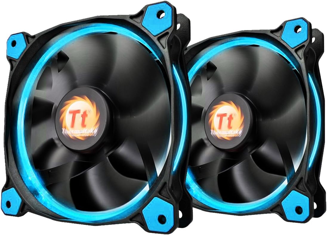 Amazon.com: Thermaltake 200mm Pure 20 Series Blue LED Quiet High ...