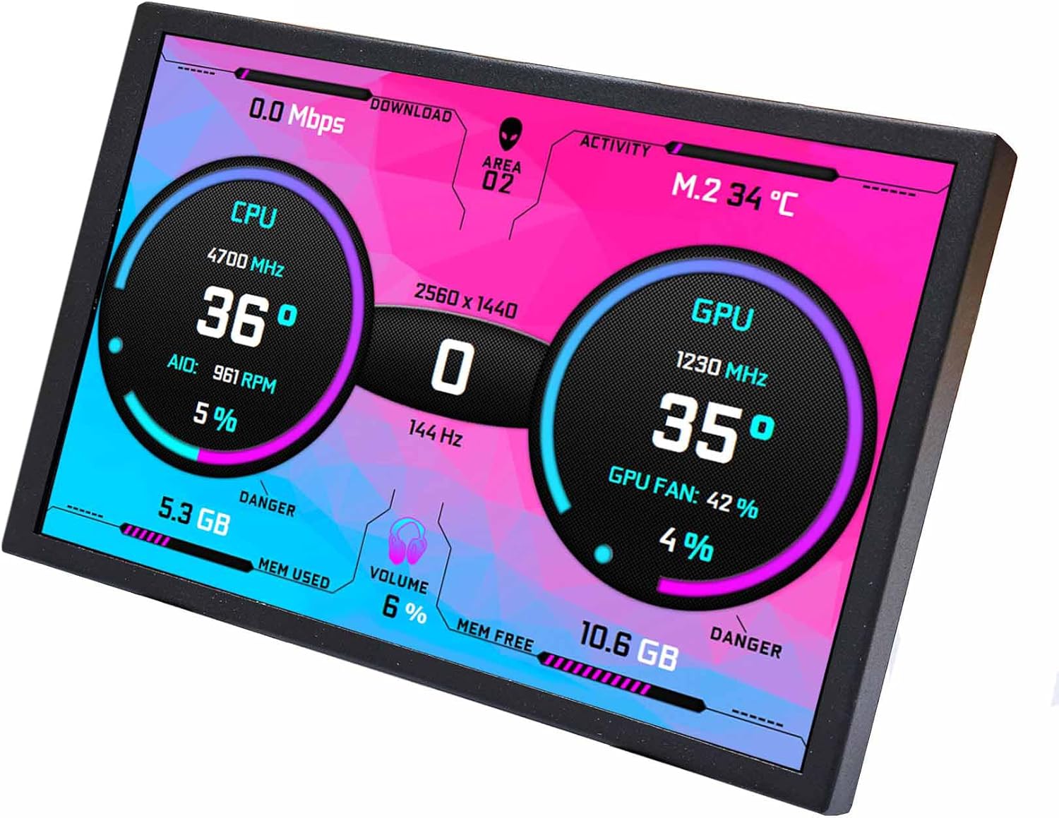 VSDISPLAY 8 pollici 1280x800 USB C mini HDMI IPS LCD Monitor ...