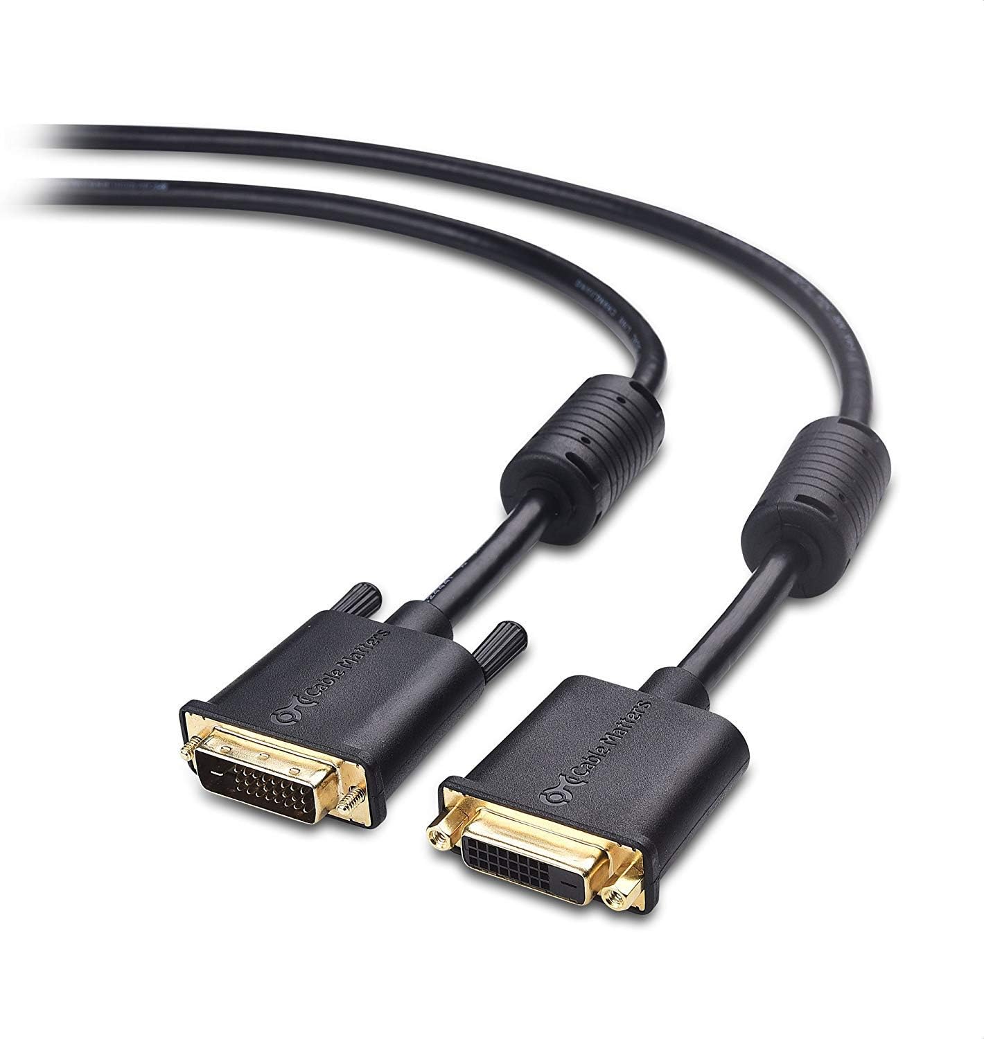 Amazon.com: Cable Matters DVI Cable with Ferrites - 6ft, DVI Dual Link ...