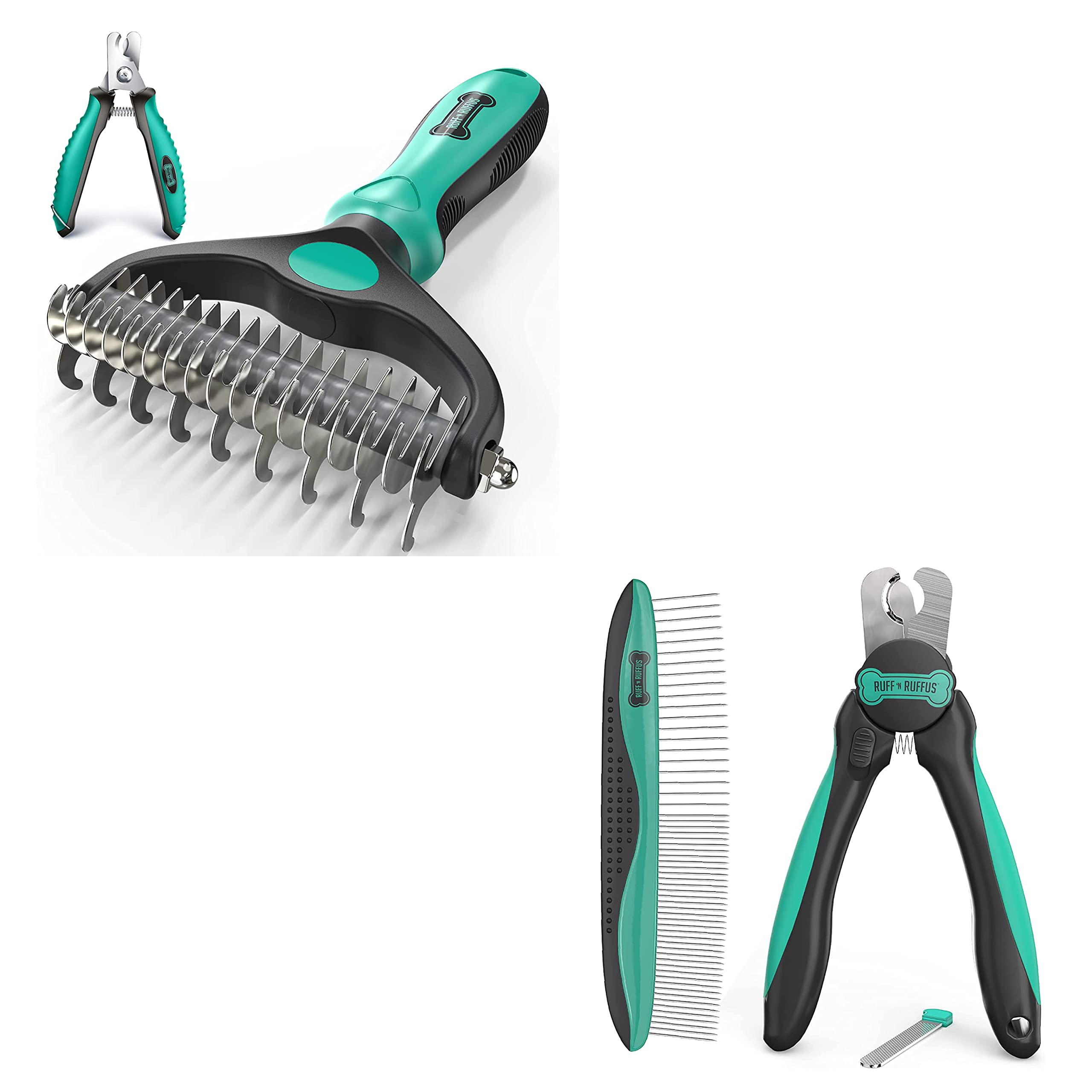 Amazon.com: Ruff 'n Ruffus Double Sided Professional Grade Undercoat ...