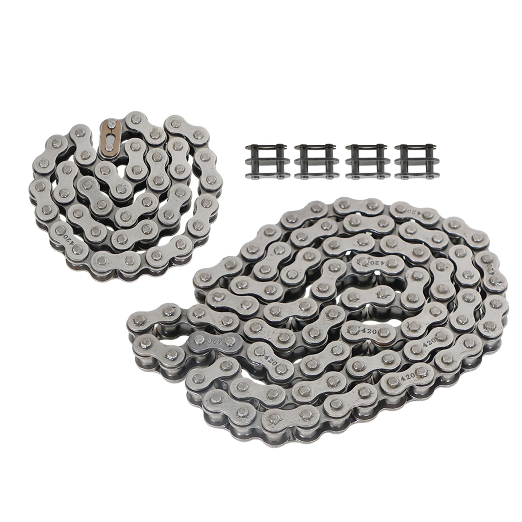 Amazon.com: labwork 420 Chain Mini Bikes Front and Rear Drive Chain (42 ...