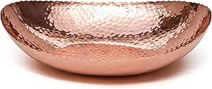 Amazon.com: Monarch Abode Hand Hammered Decorative Bowl for Home Decor ...