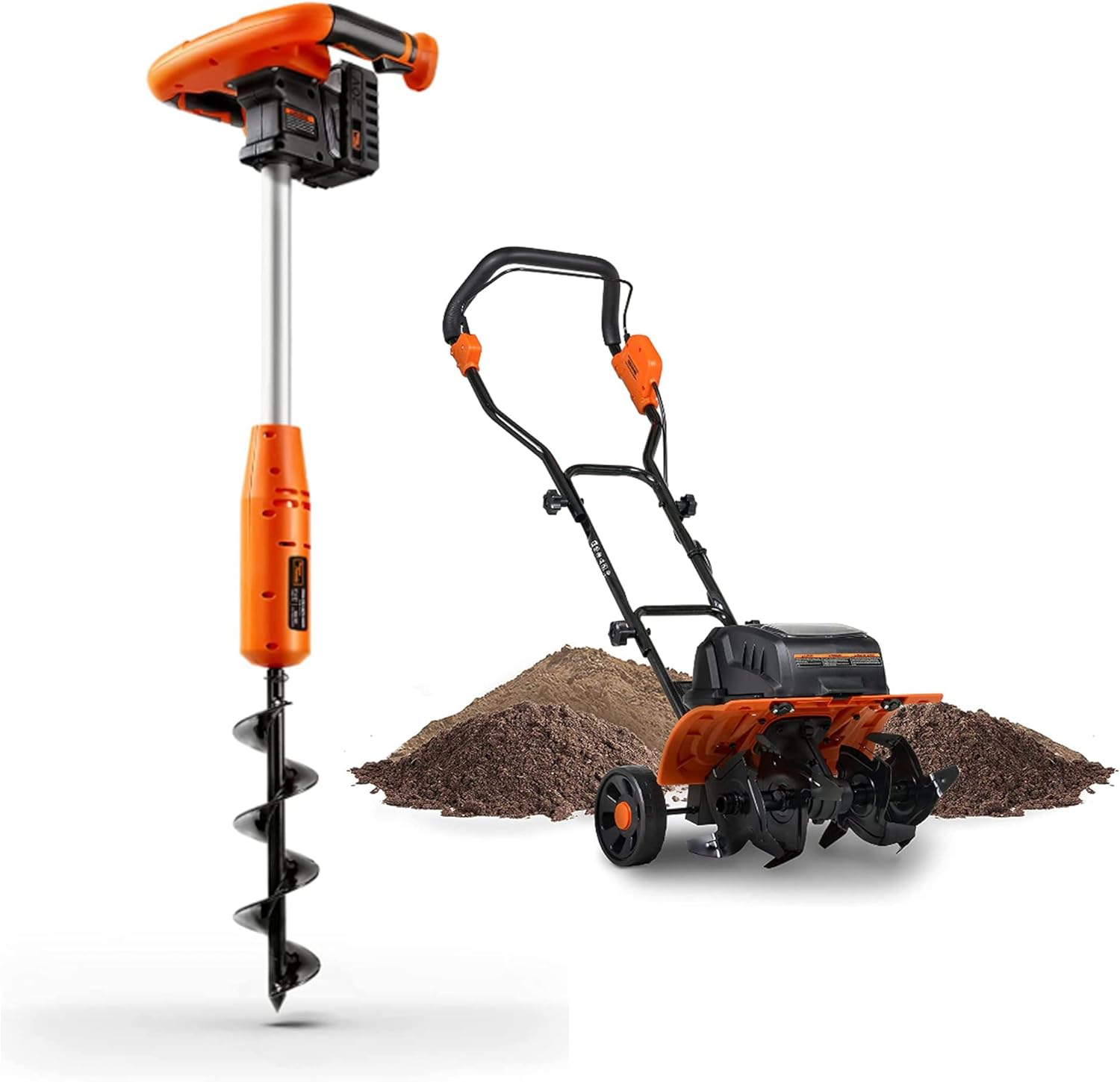 Amazon.com: SuperHandy Earth Auger Electric Power Head w/ 12" x 3 ...