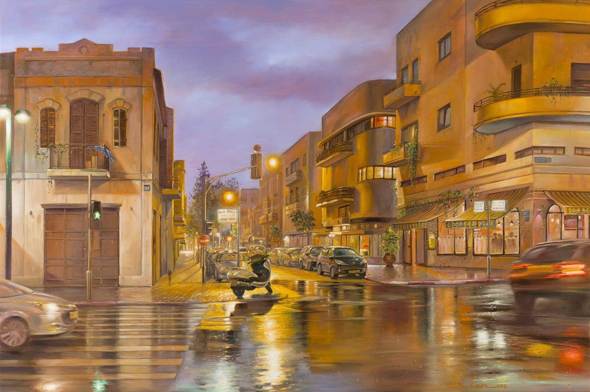 Amazon.com: Alex Levin - Rain of Light in Tel Aviv - Limited Edition ...