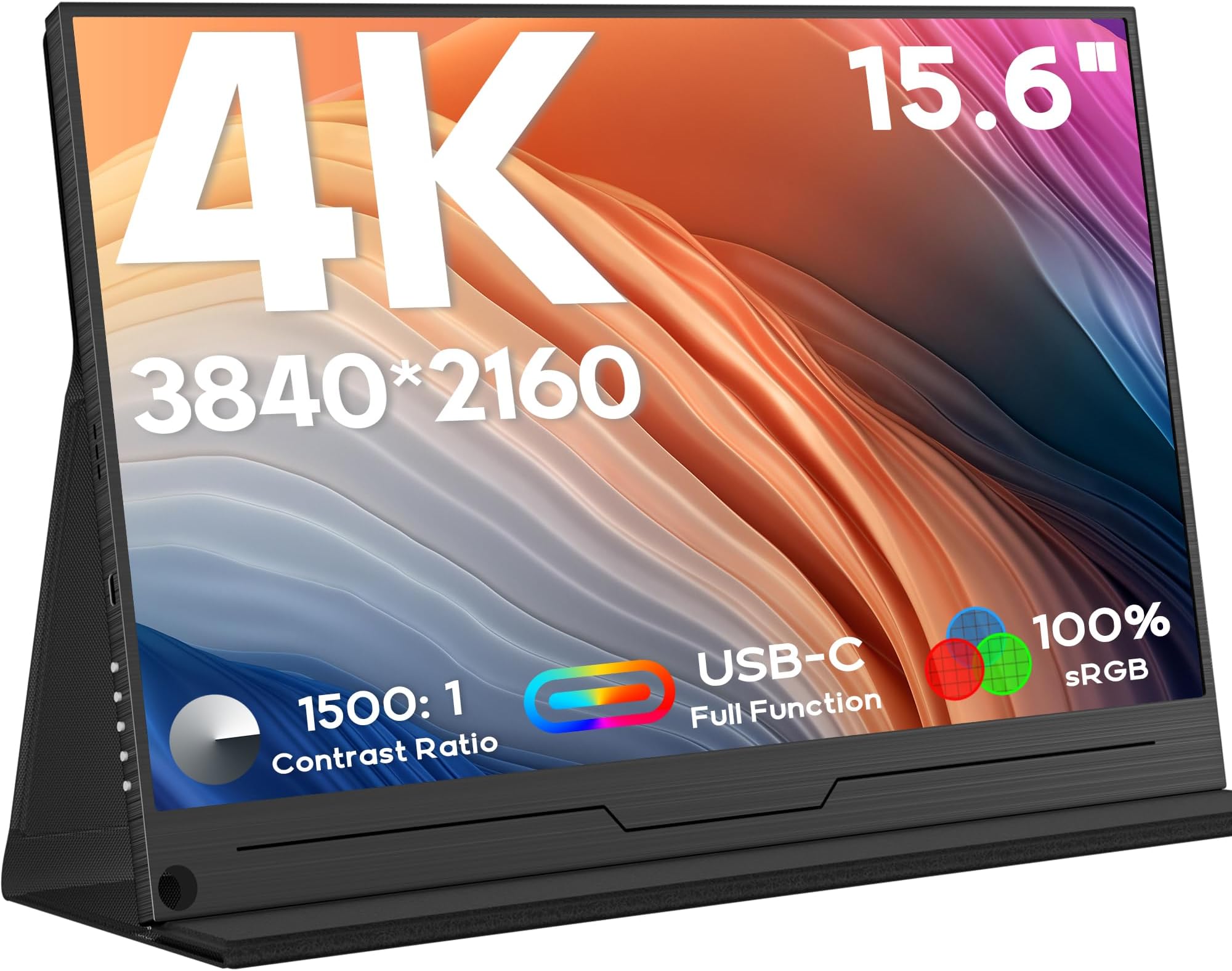 Amazon.com: ZSCMALLS Portable Monitor, 15.6" 1080P Laptop Extended ...