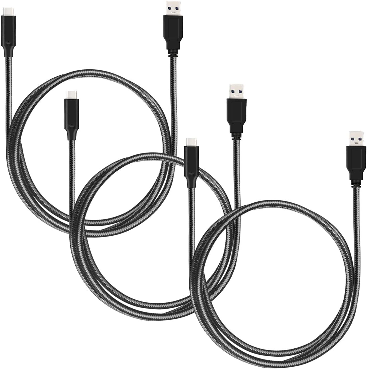 Amazon.com: Inateck USB 3.1 Cable USB-A to USB-C 3.1 Gen2 Nylon Braided ...