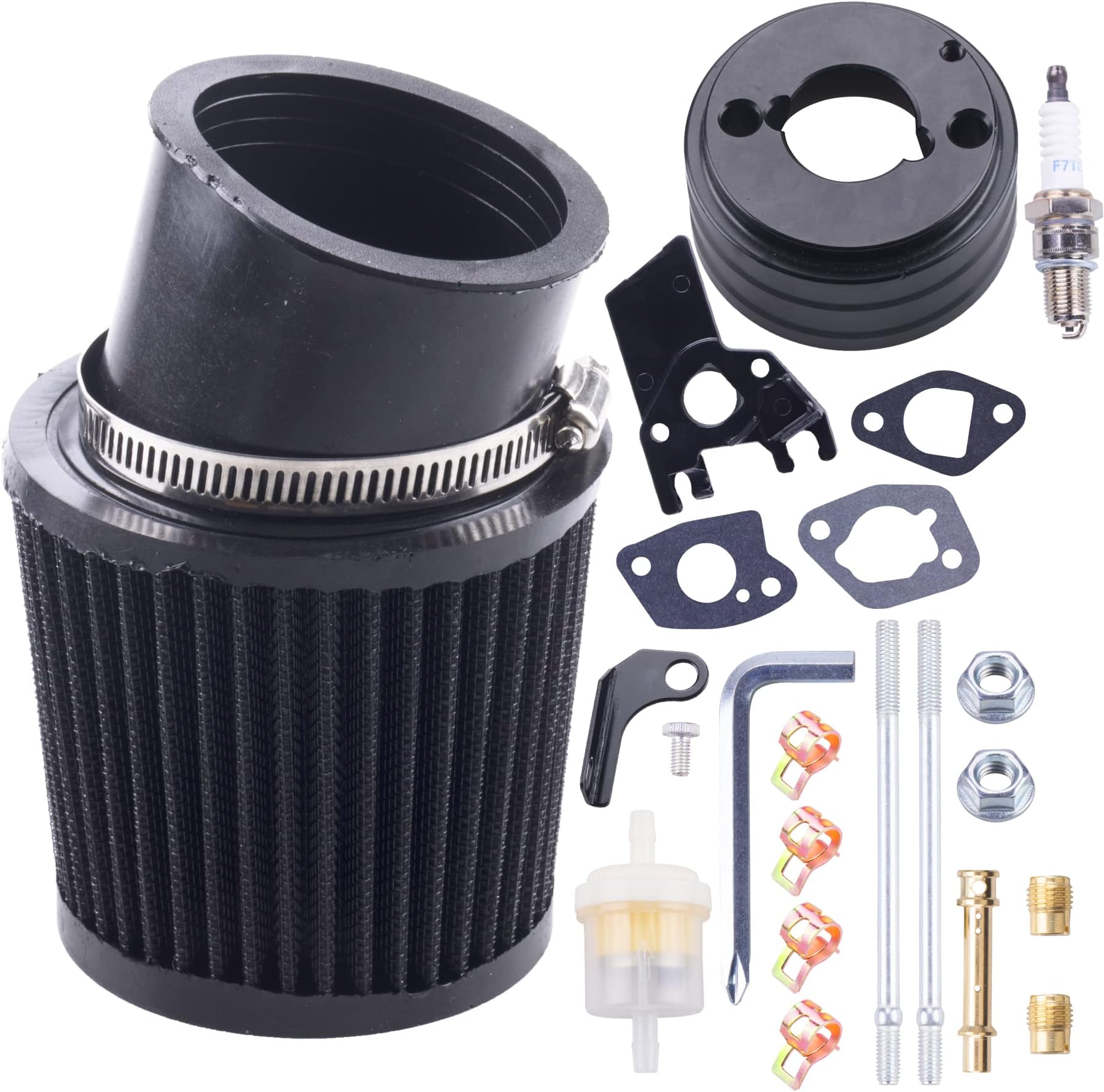 Amazon.com: Upgrade Air Filter Adapter Intake Kit for Predator 212cc ...