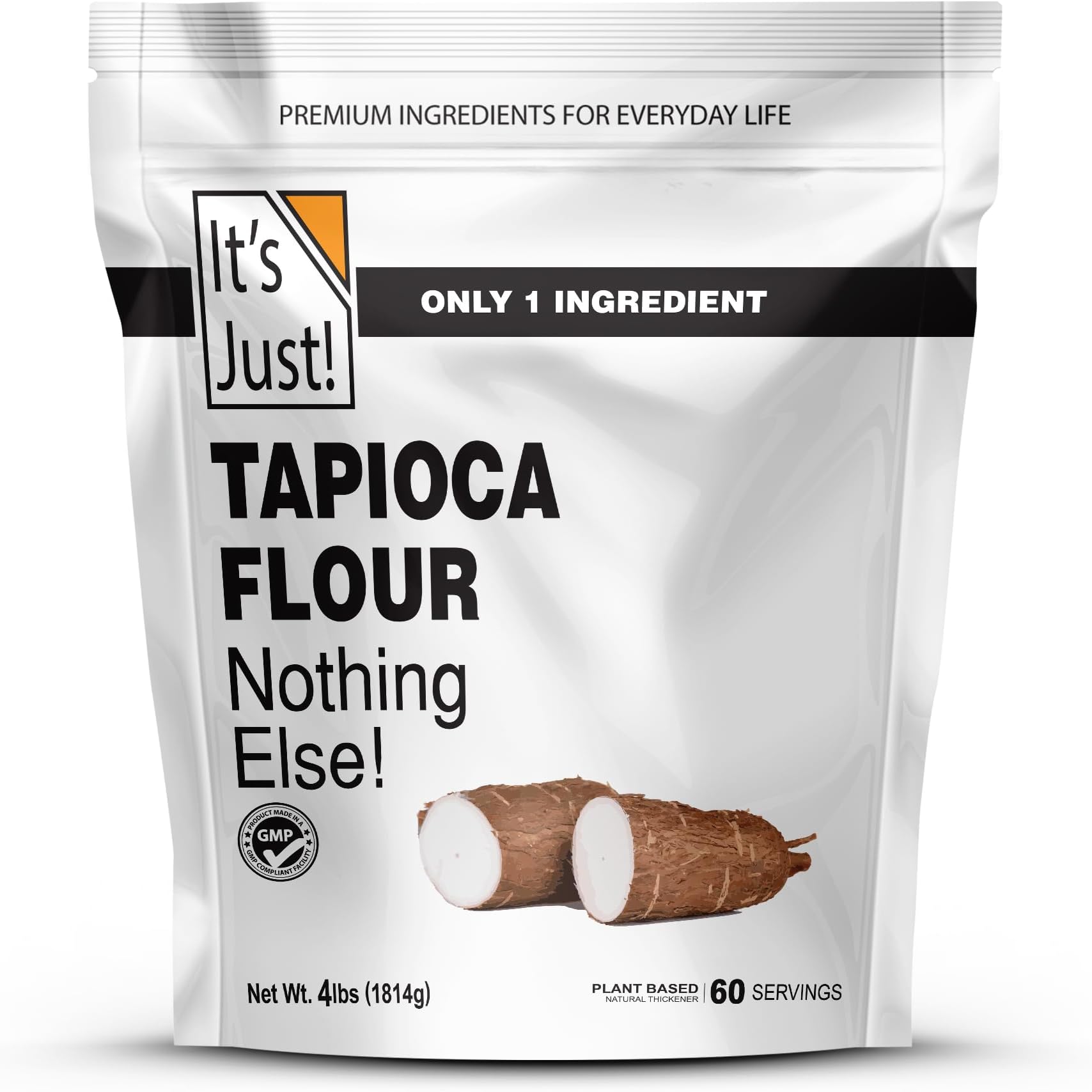 Amazon.com: It's Just - Tapioca Flour (Starch), Natural Thickener, Non ...