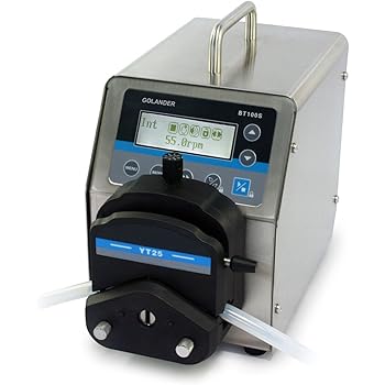 Amazon.com: INTLLAB BT100 Variable Speed Peristaltic Pump with Pump Head YZ15, Flow Rate 0.06 ...
