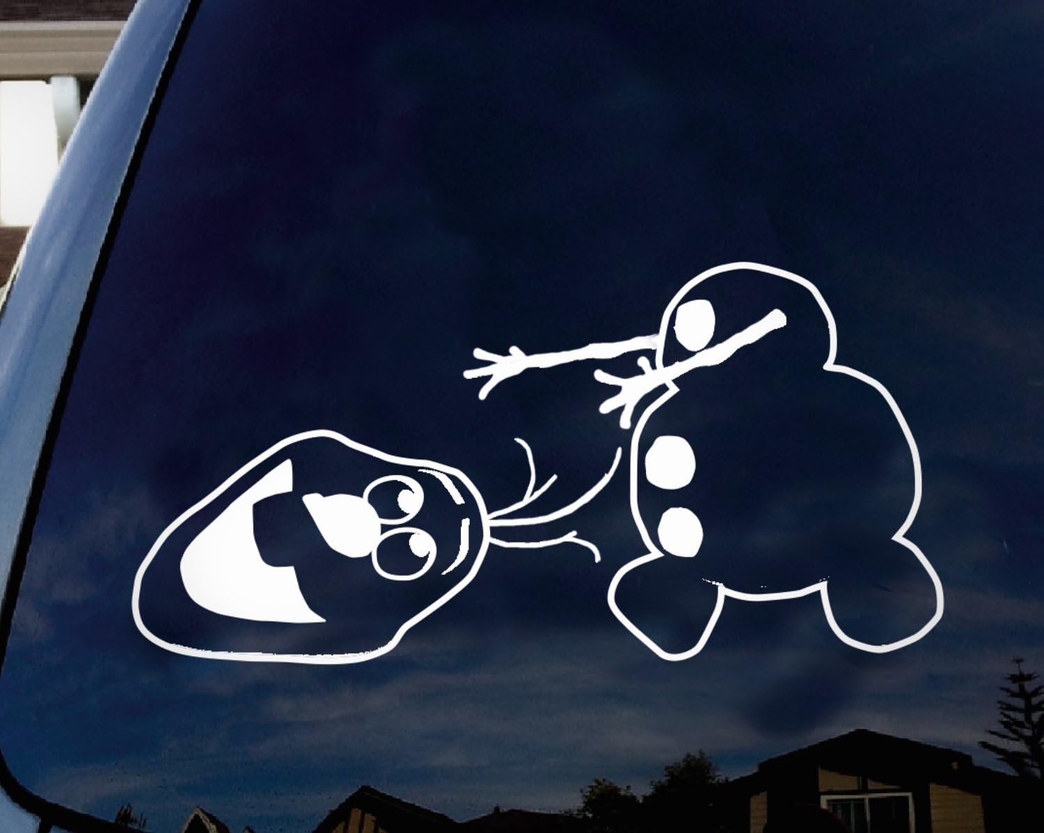 Amazon.com: Olaf Sticker Bumper Sticker Vinyl Decal 5" : Automotive