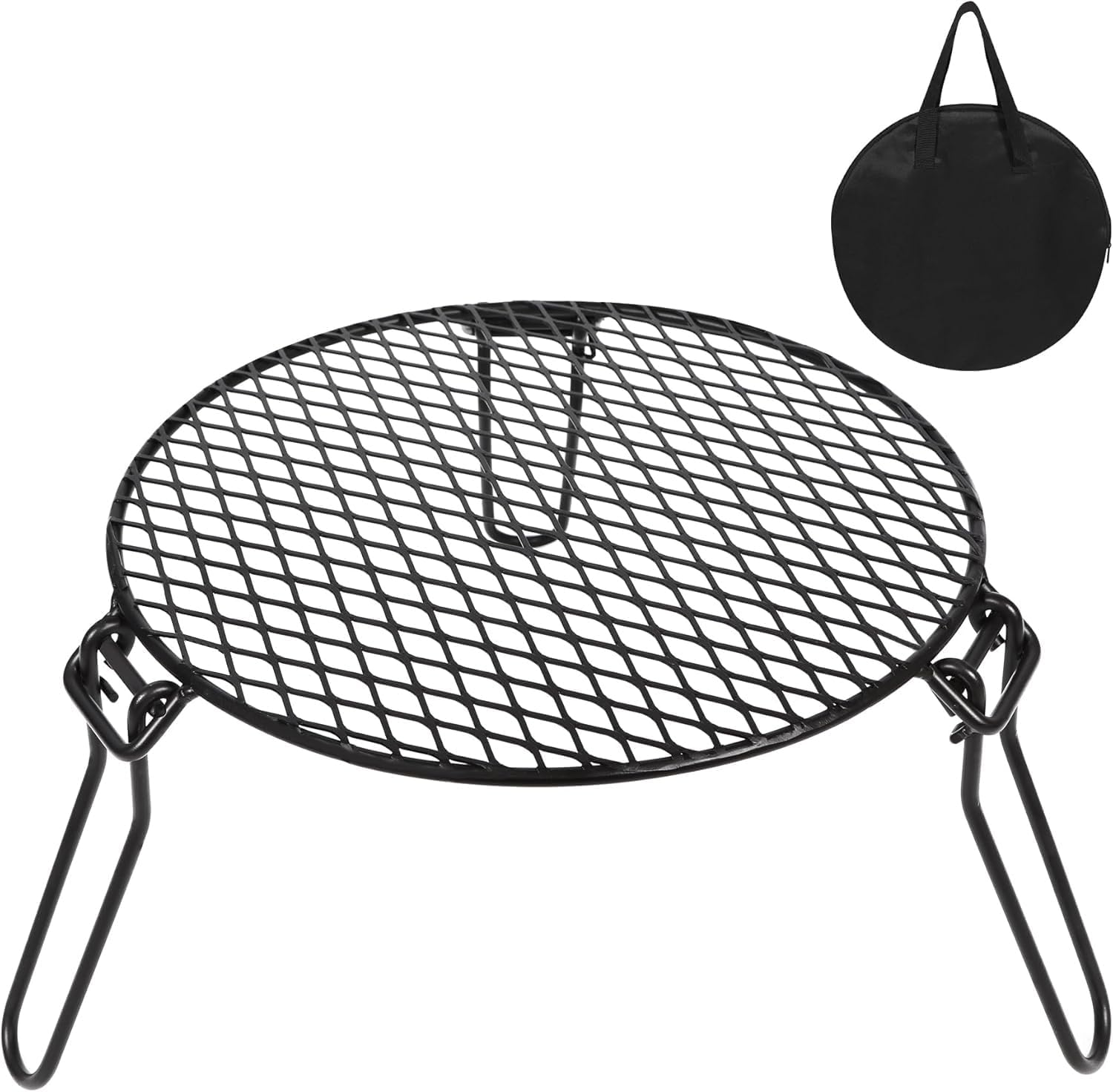 Amazon.com : Camping Tripod Campfire Stand portable campfire,Over Fire ...