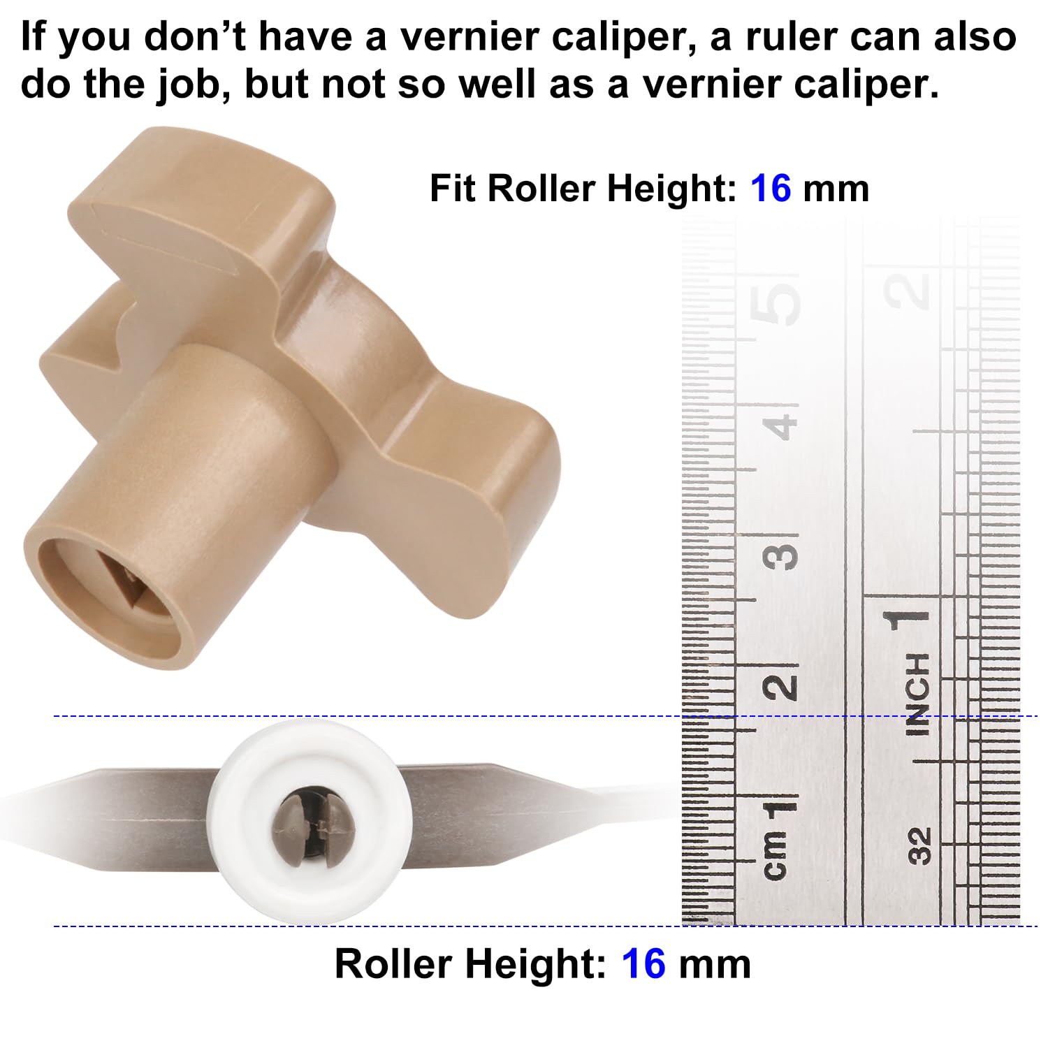 Snapklik.com : Jolaxy Microwave Turntable Coupler For 16 Mm Roller ...