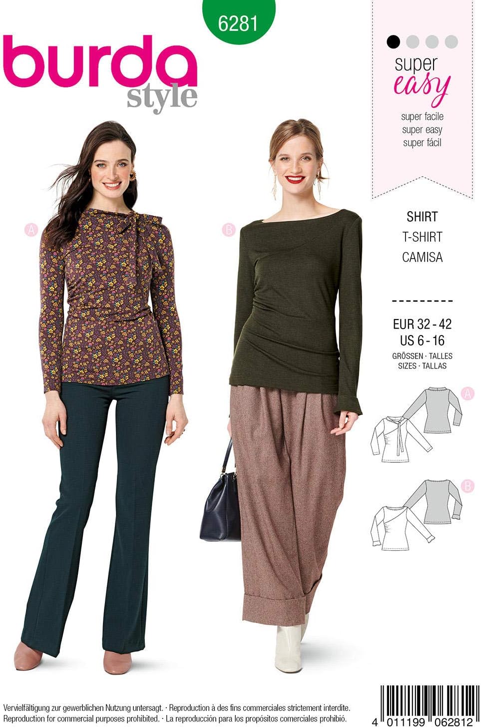 Burda Style Sewing Pattern - Misses' Stretch Knit Nepal | Ubuy