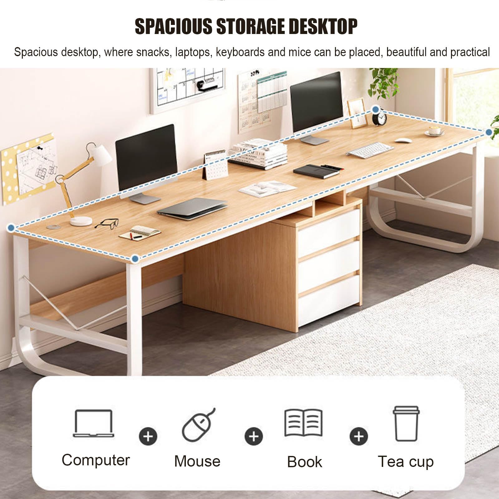 Writing Desk 2 Person 2 Person Desk | Double Desk Home Office