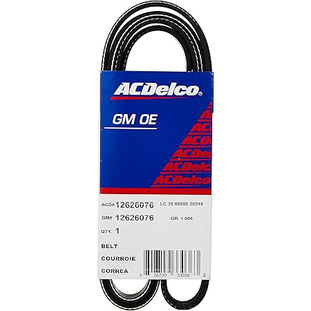 ACDelco GM Original Equipment 12626222 - Cinturón de serpentina ...