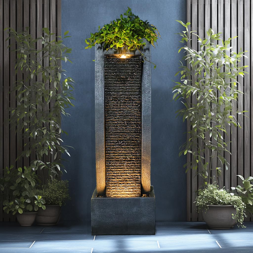 Standing Water Fountain Concrete GRC Standing Buddha Wall Fountain
