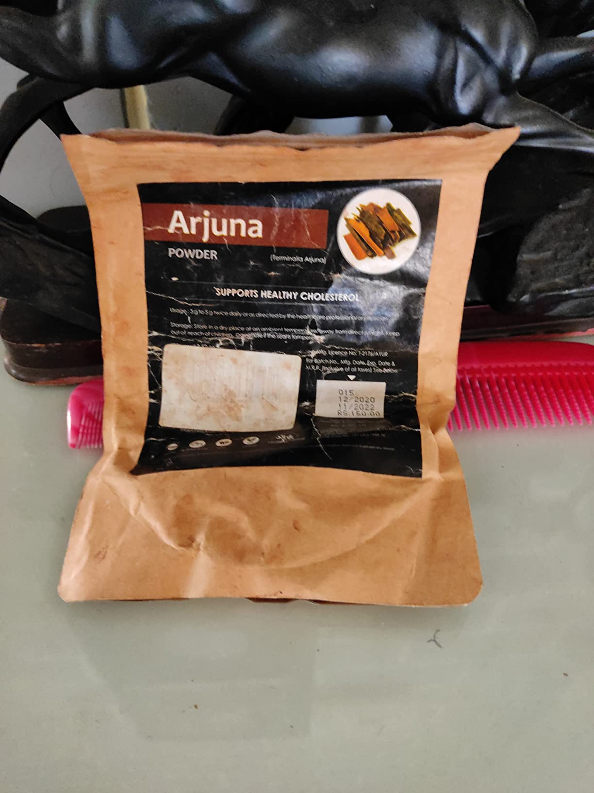 Herb Essential Arjun ki Chaal Power,400 g | Arjuna Powder | Supports ...
