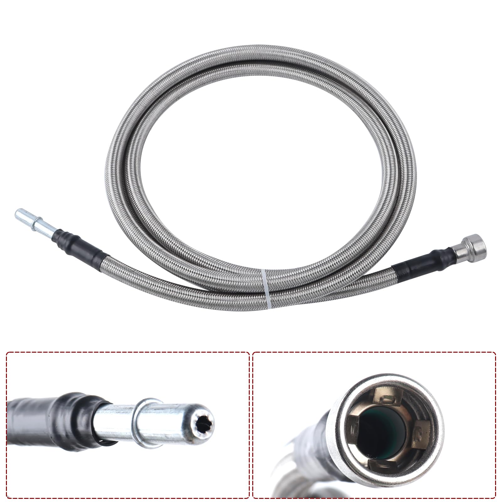 Snapklik.com : Stainless Fuel Line Kit 819-816 For Chevy Silverado/GMC ...