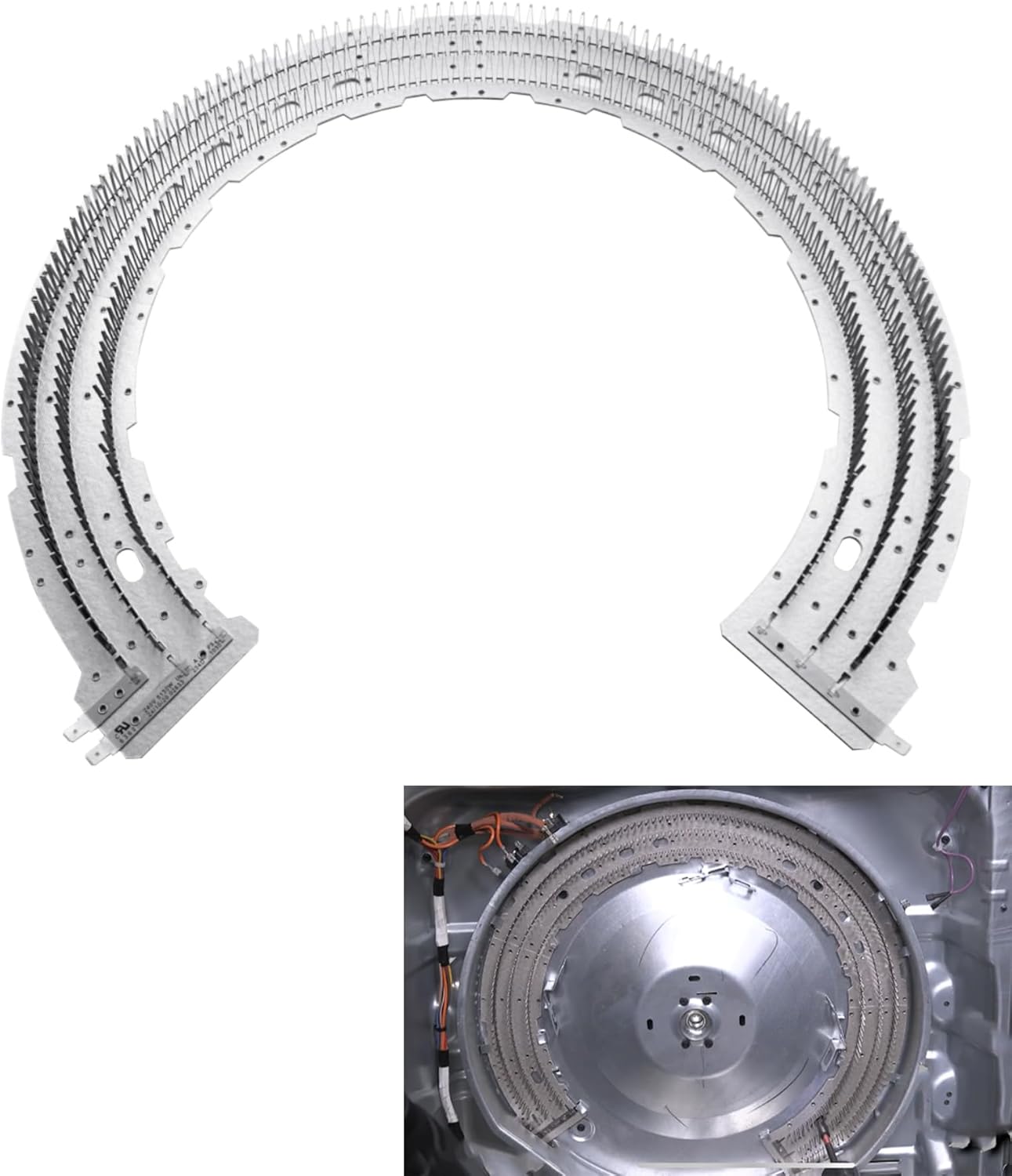 Amazon.com: WE11M10001 Electric Dryer Heating Element Compatible with ...