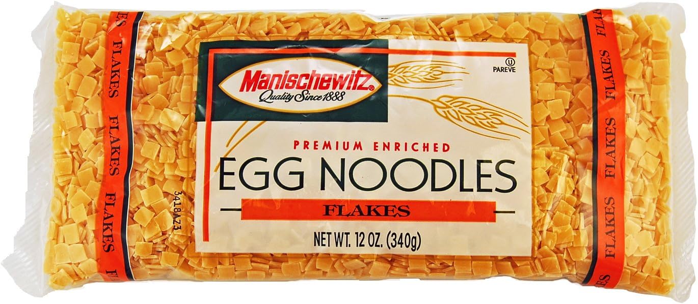 Amazon.com : Manischewitz Flakes Egg Noodles, 12 Ounce : Grocery ...
