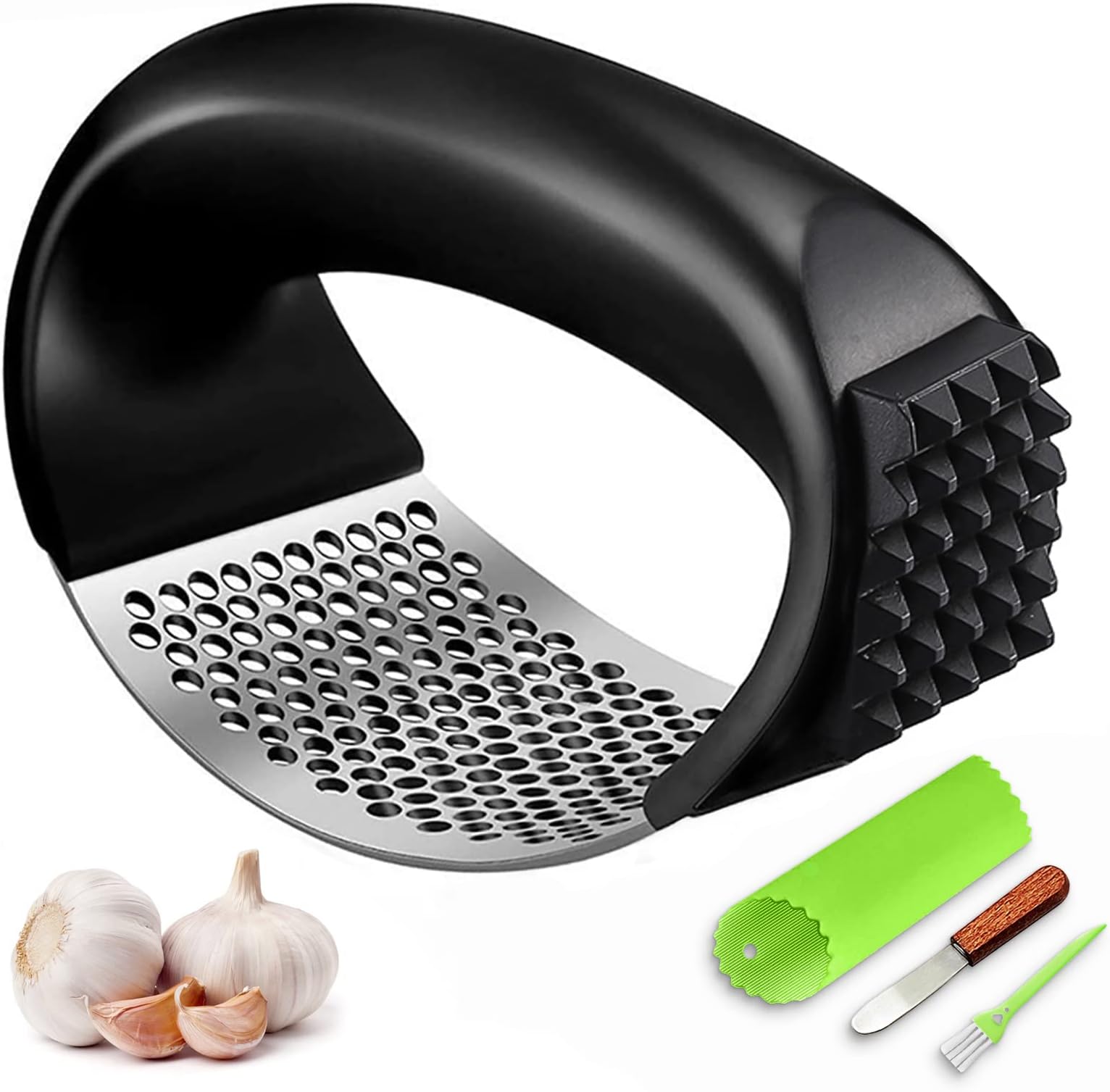 Amazon.com: DXYD Garlic Press Rocker, New Kitchen Stainless Steel ...