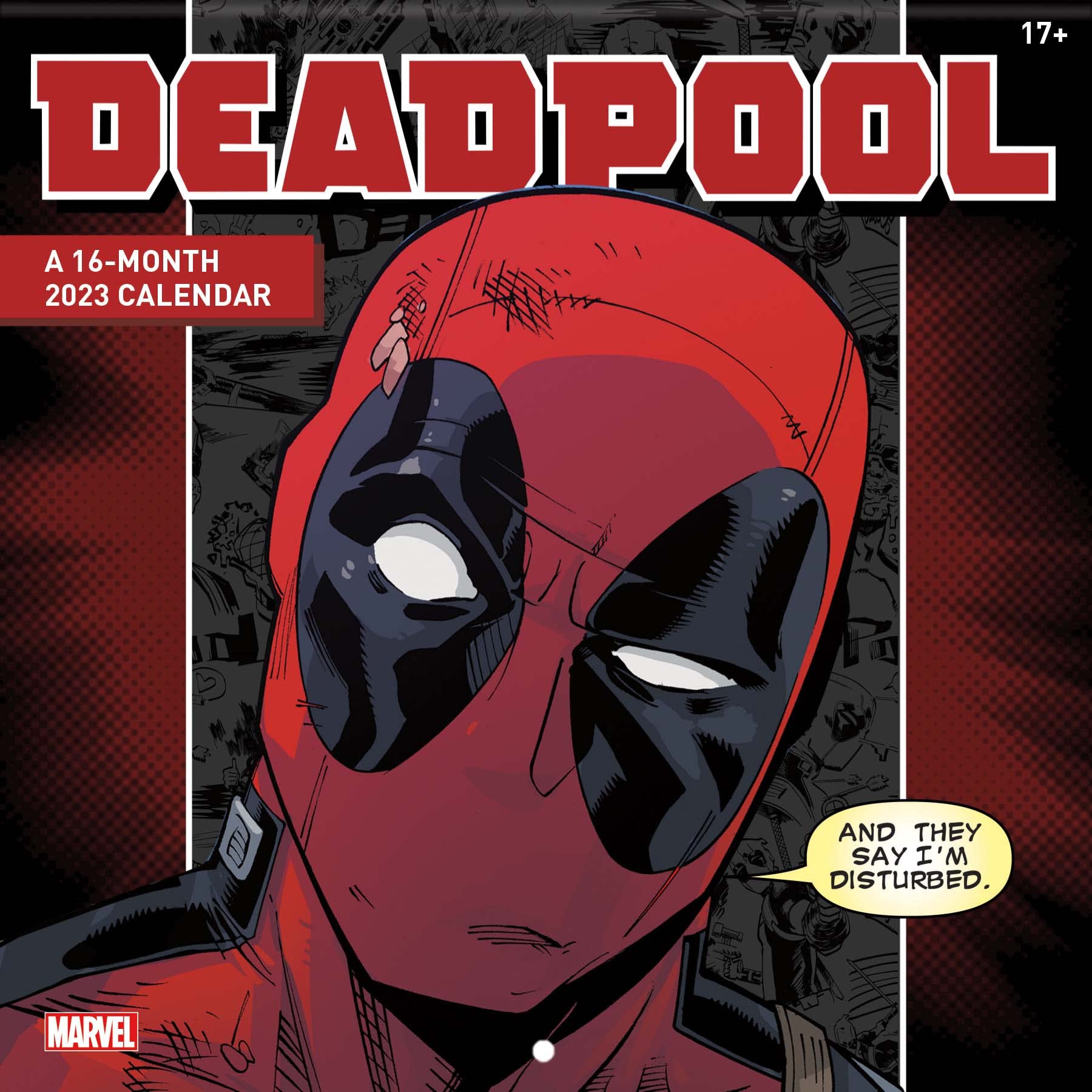 2023 Marvel Deadpool Wall Calendar: Trends International: 9781438888866 ...