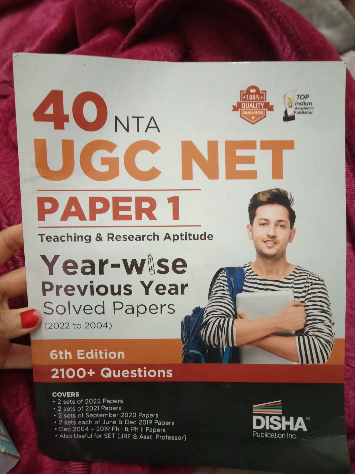 Buy Disha 40 NTA UGC NET Paper 1 Year-wise Previous Year Solved Papers ...